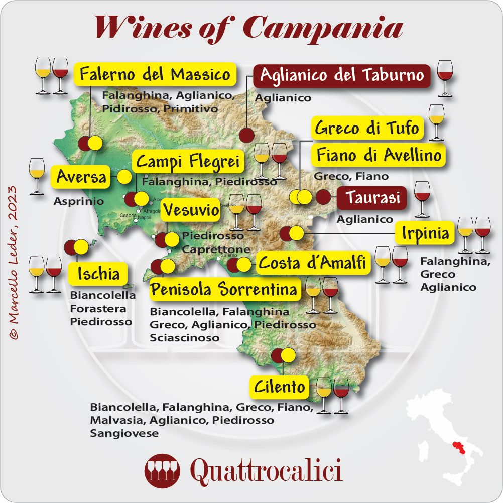 Wine in Campania - Quattrocalici - Italian Wine Regions