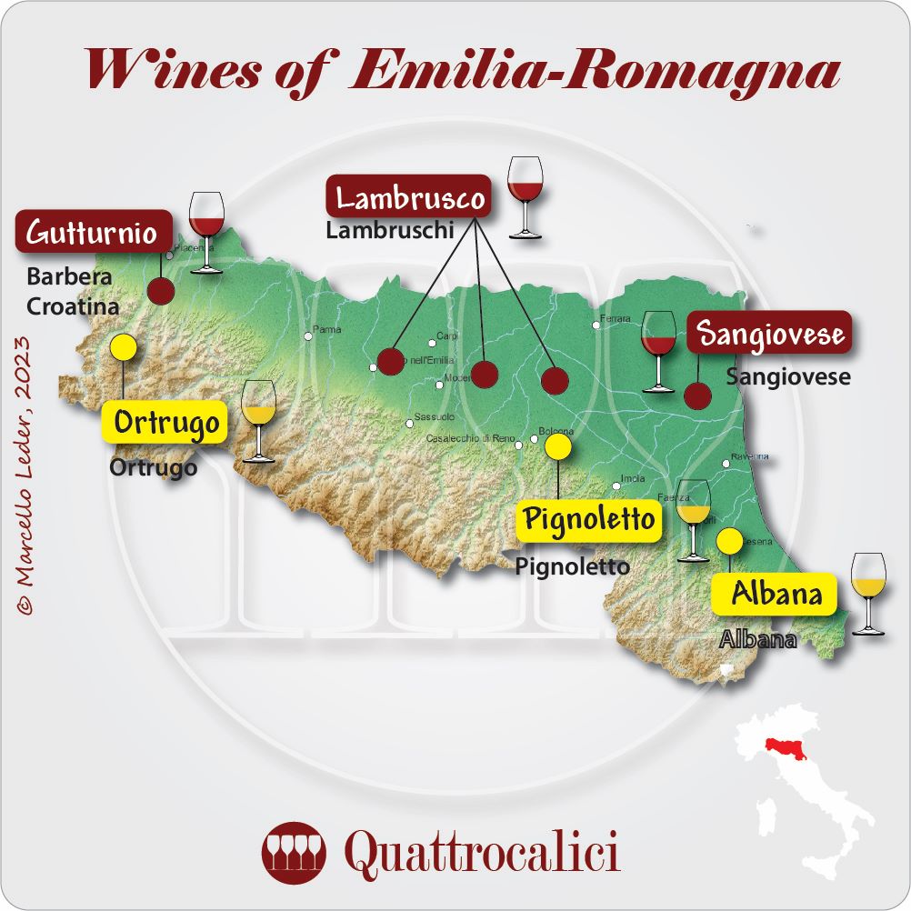 Wine in Emilia-Romagna - Quattrocalici - Italian Wine Regions