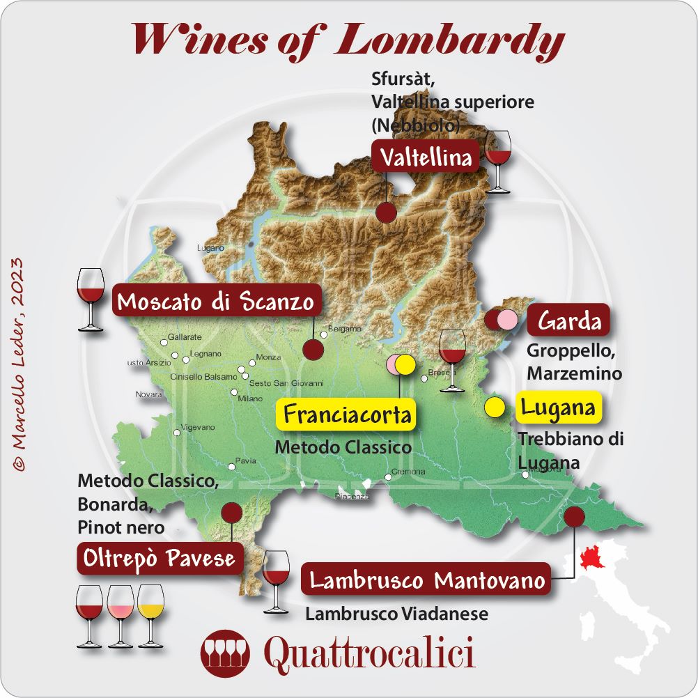 Wine in Lombardy - Le Regioni del Vino
