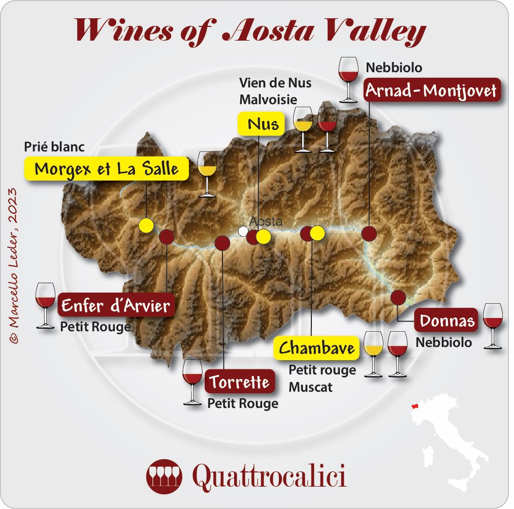 Wine in Aosta Valley - Quattrocalici
