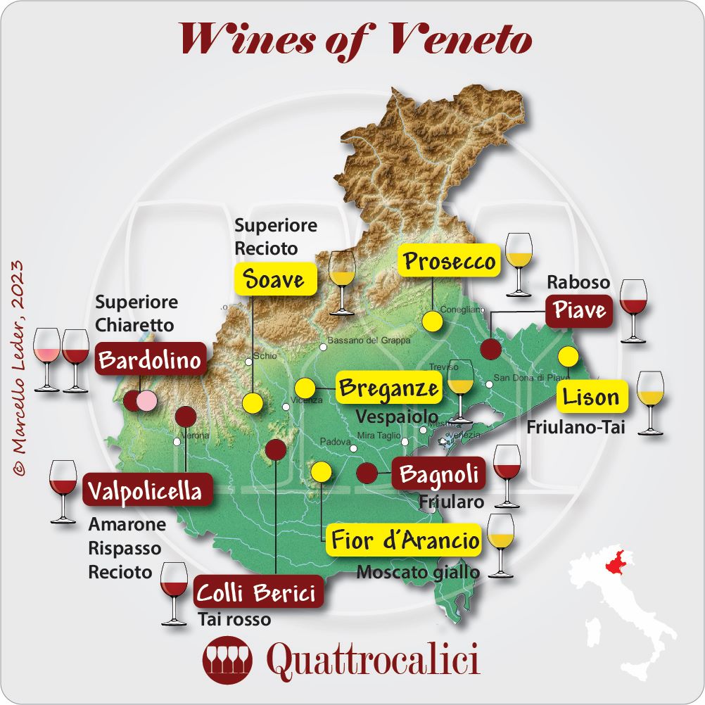Wine in Veneto - Quattrocalici - Italian Wine Regions