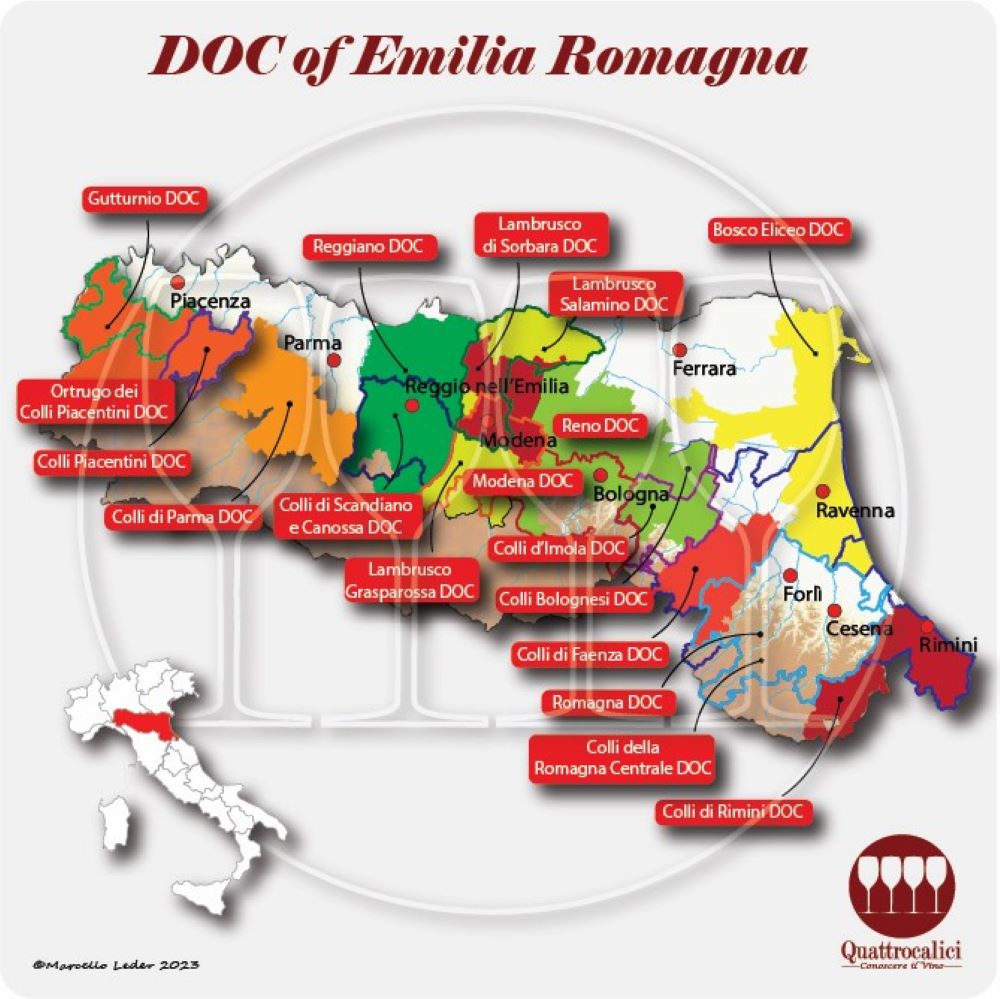Emilia-Romagna's Appellations of Origin - Quattrocalici