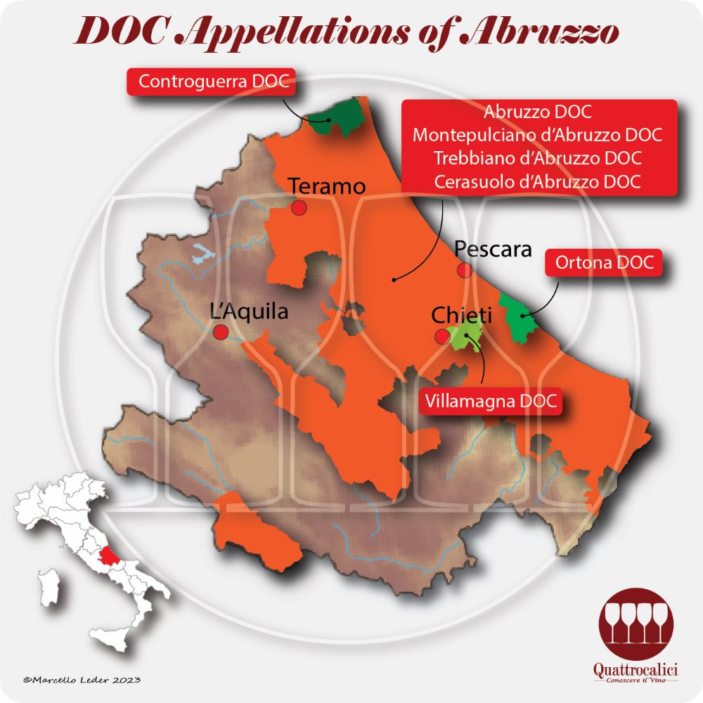 Appellations of Origin of Abruzzo - Quattrocalici