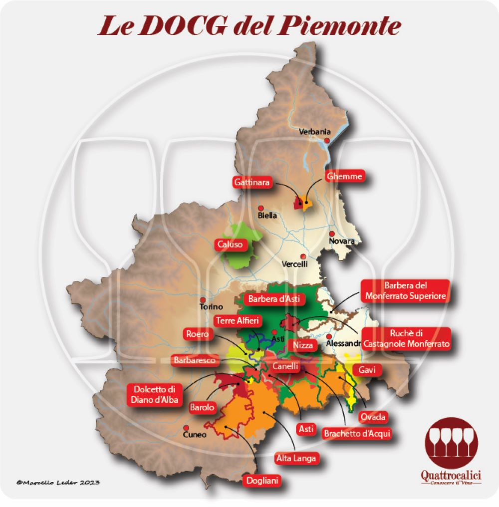 Piedmont Denominations of Origin - Quattrocalici