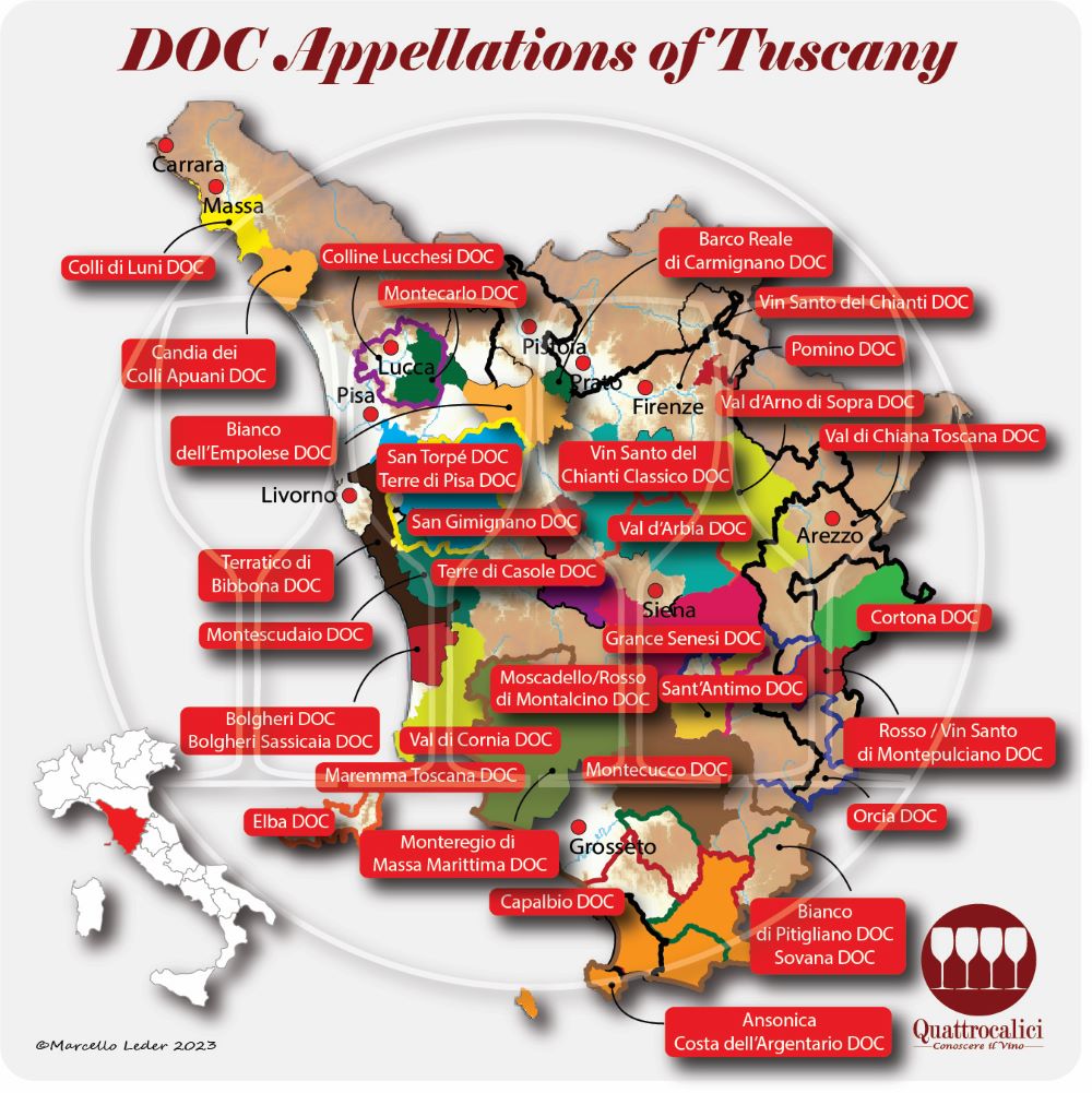 Tuscany's Denominations of Origin _ Quattrocalici