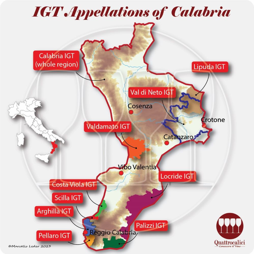 Calabria's Appellations of Origin - Quattrocalici
