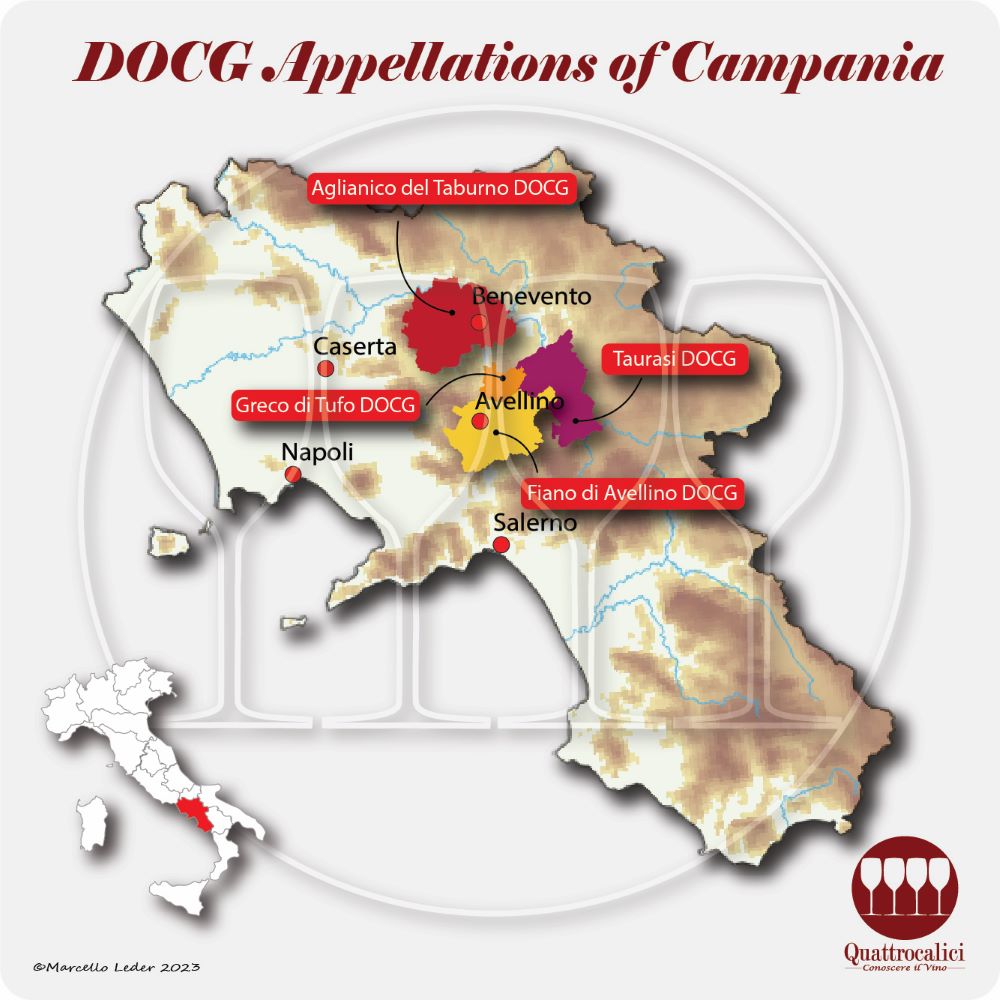 Campania's Appellations of Origin - Quattrocalici